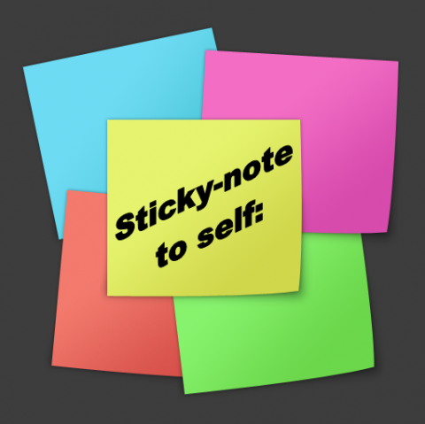 Sticky-note to self | Power Poetry